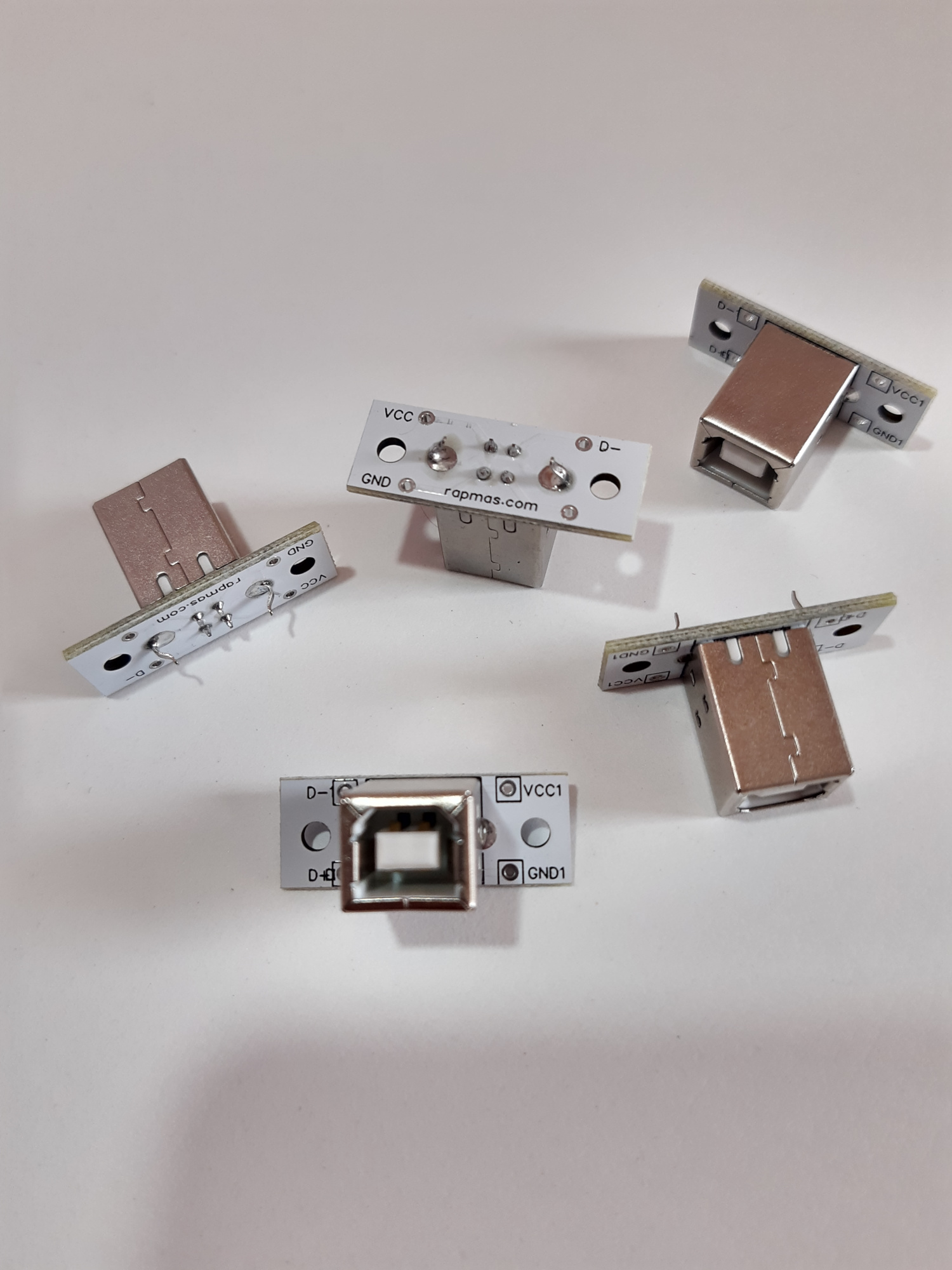 Vertical USB B PCB adapter – RAPMAS