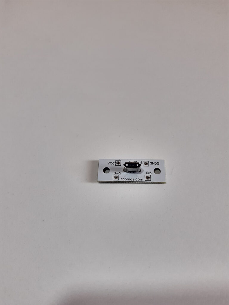 Vertical USB micro PCB adapter – RAPMAS