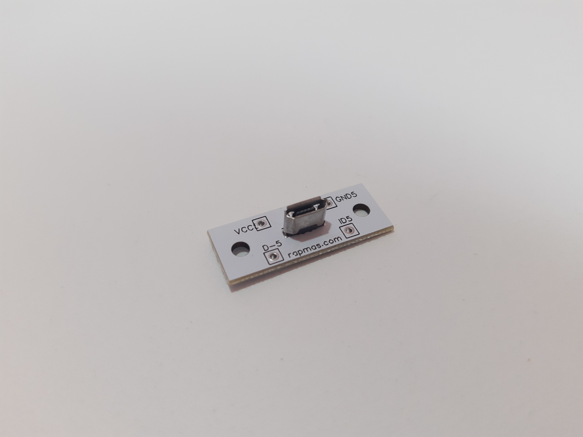 Vertical USB micro PCB adapter – RAPMAS