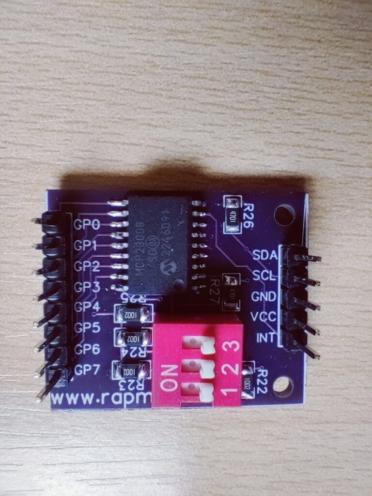MCP23008 I2C extension board 8 I/O expander Arduino Raspberry – RAPMAS