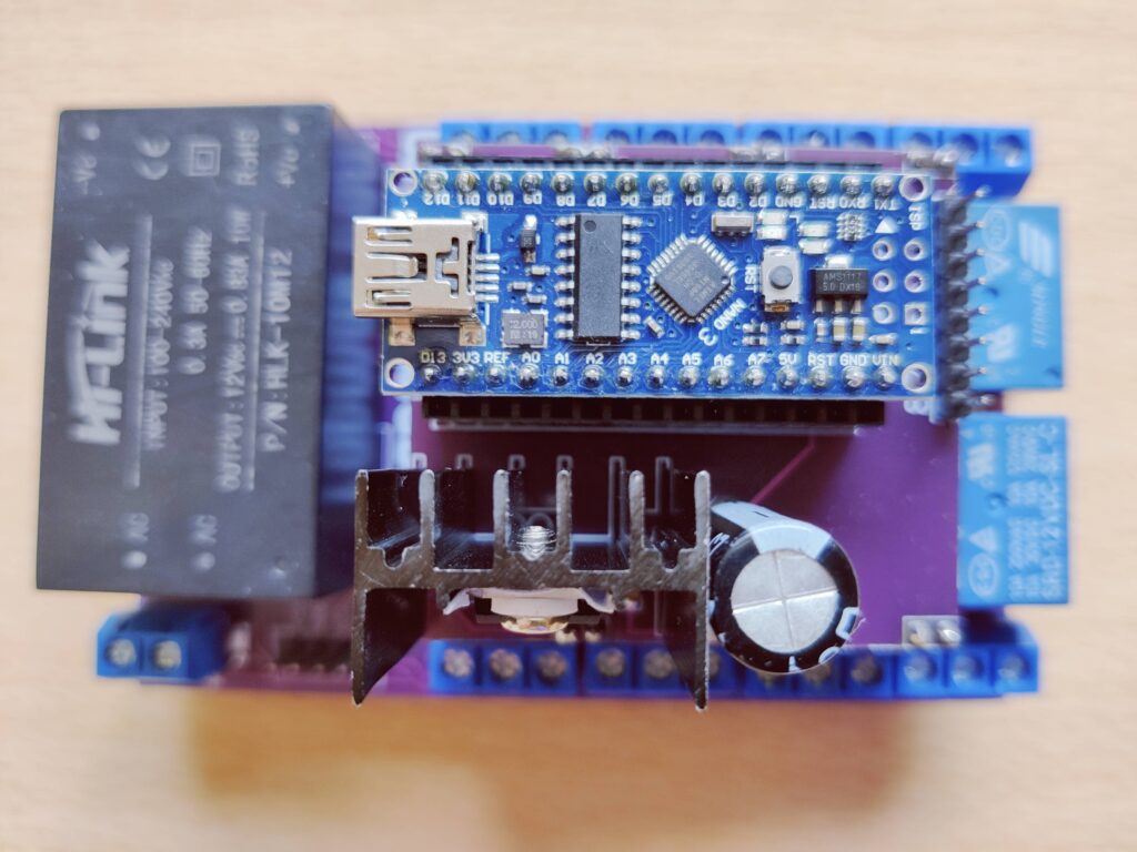 8-channel relay shield with Arduino Nano 120/220VAC power supply module ...
