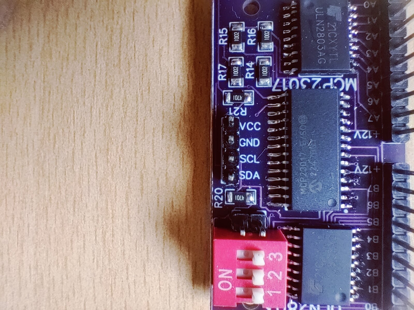 Mcp23017 With 2 X Uln2803 I2c Io Extension Board Expander Arduino Raspberry Rapmas