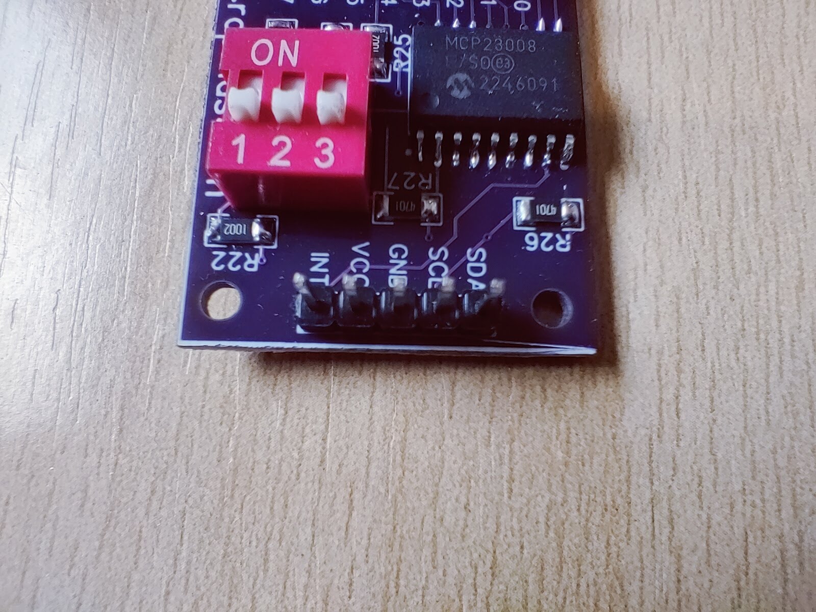 Mcp23008 I2c Extension Board 8 Io Expander Arduino Raspberry Rapmas