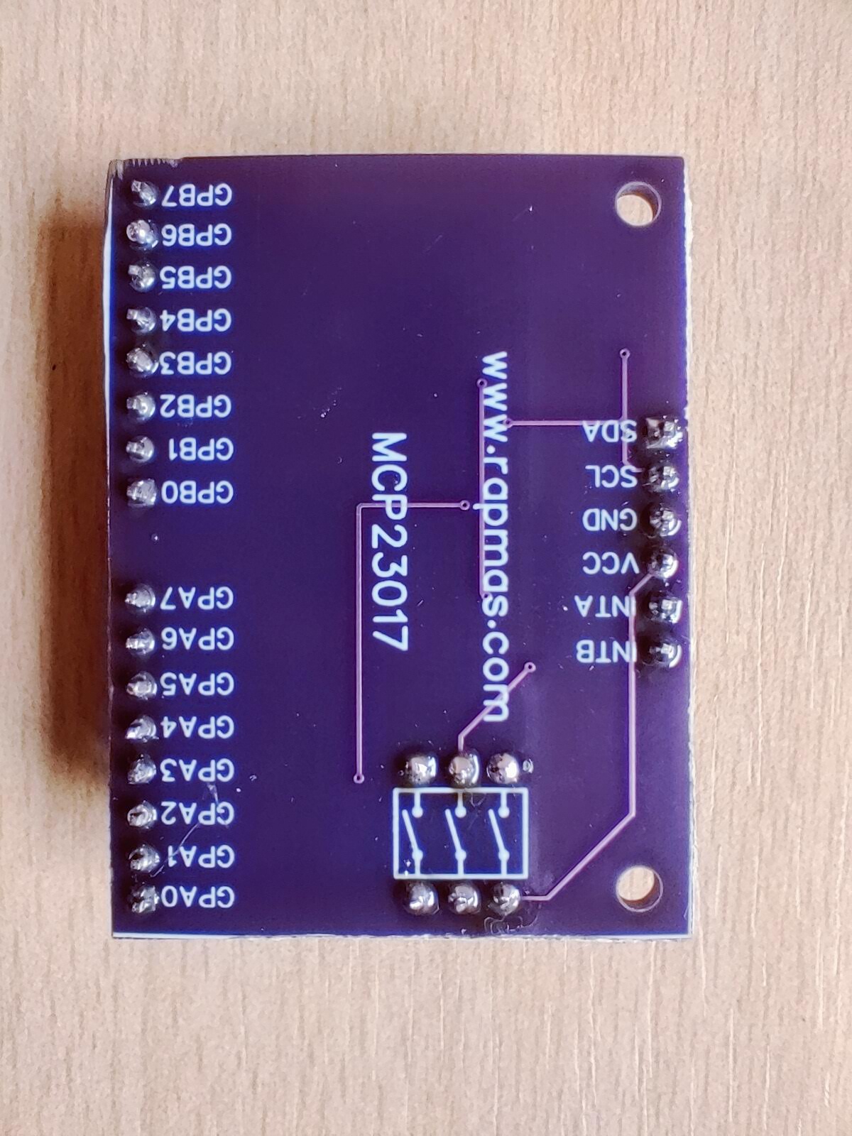 Mcp23017 I2c Extension Board 16 Io Expander Arduino Raspberry Rapmas