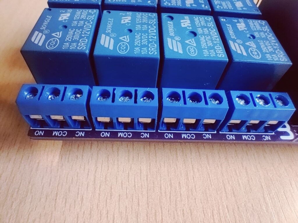 120/220VAC I2C 8 channel relay board for Arduino Raspberry 1.8-5VDC ...