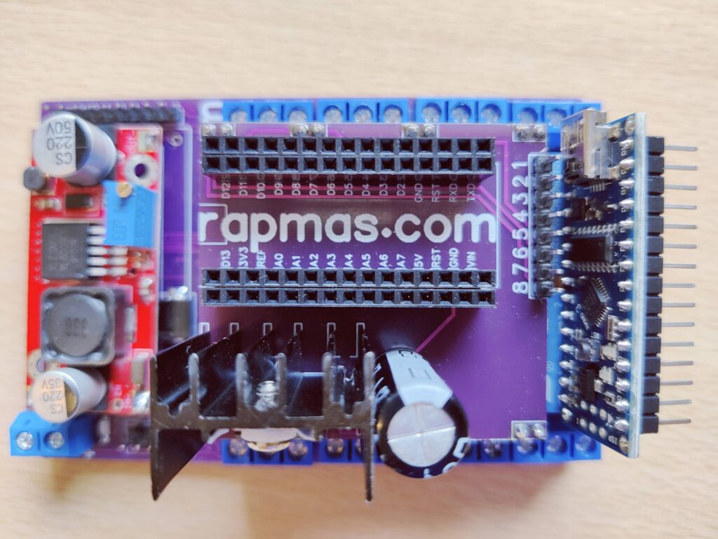 8-channel relay shield with Arduino Nano 5 12 24VDC power supply module ...